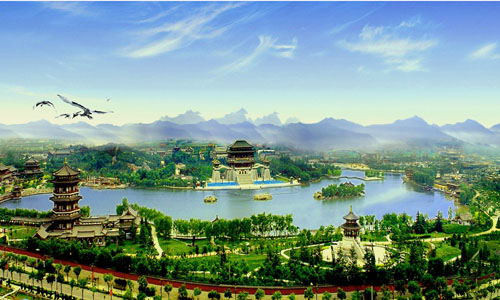 Xi'an : Jardins paradisiaques du Qujiang
