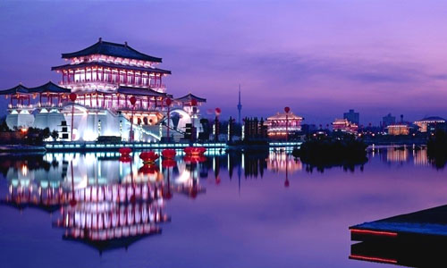 Xi'an : Jardins paradisiaques du Qujiang